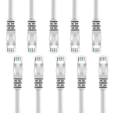 GearIT Pre-Terminated Cat 6 Ethernet Cables for Home & Office Network ...