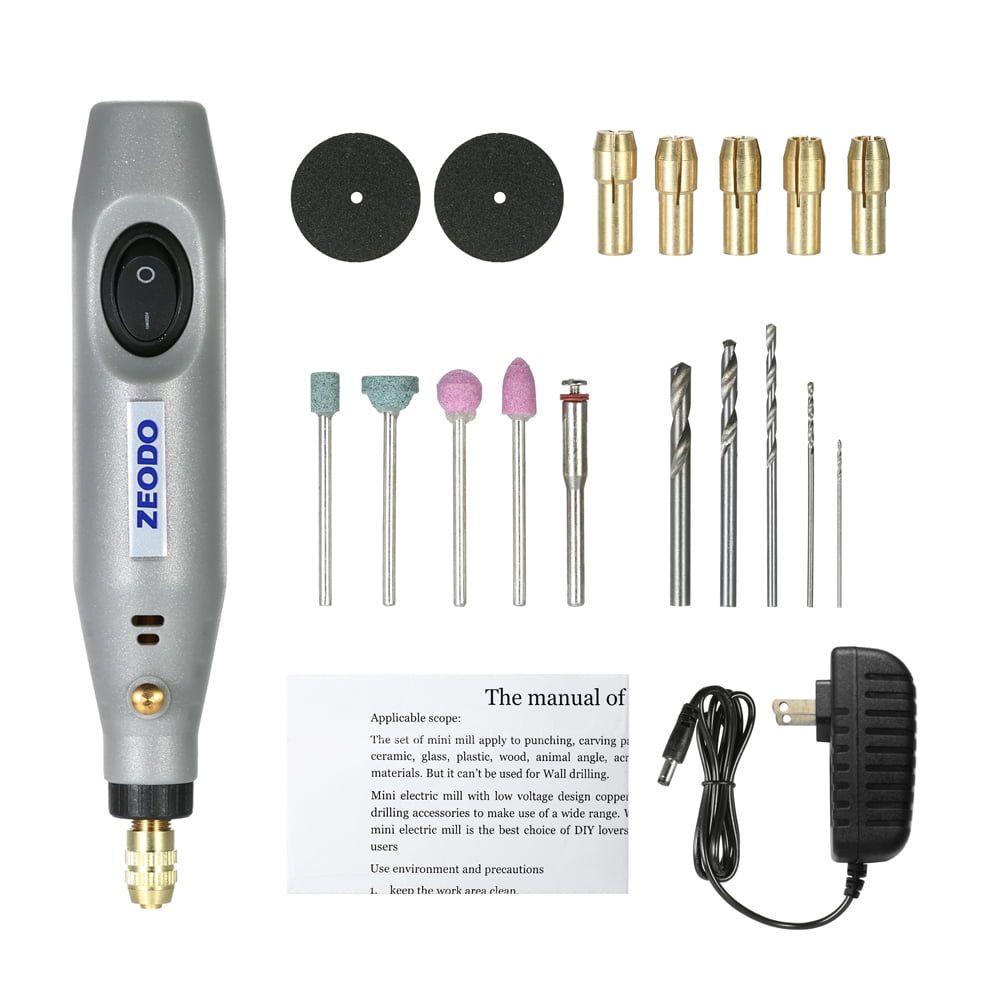 18pcs Multi-functional Mini Electric Grinder Set 1-Speed Electric Drill ...