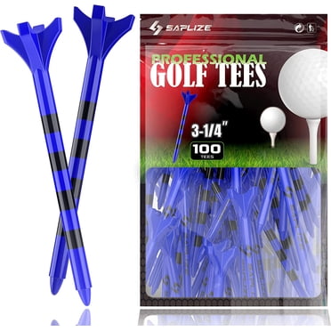 100 Pack Premium Wood Golf Tees "Step Tees" (available in various ...