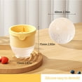 Large Clear Round Ice Molds, Whiskey Sphere Freezing Trays - 2.4 Inch ...