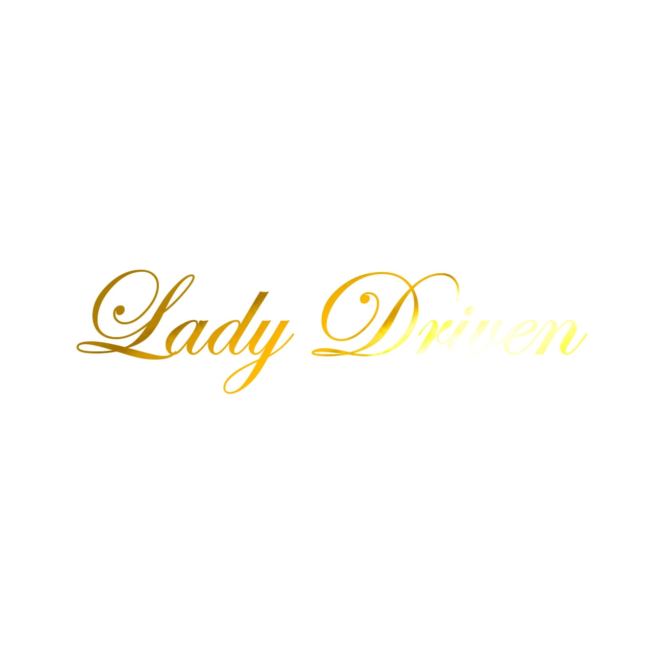 Lady Driven Sticker Decal Die Cut - Self Adhesive Vinyl - Weatherproof ...