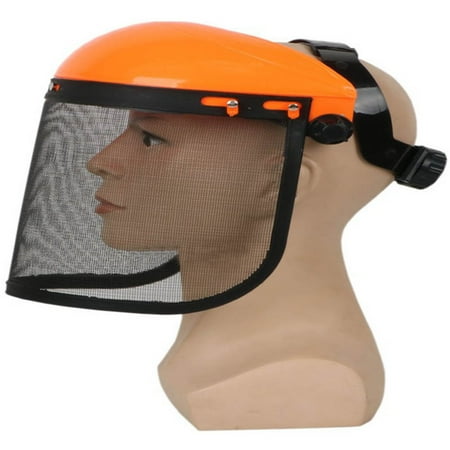 Helmet Hat With Full Face Mesh Visor For Logging Brushcutter Forestry ...