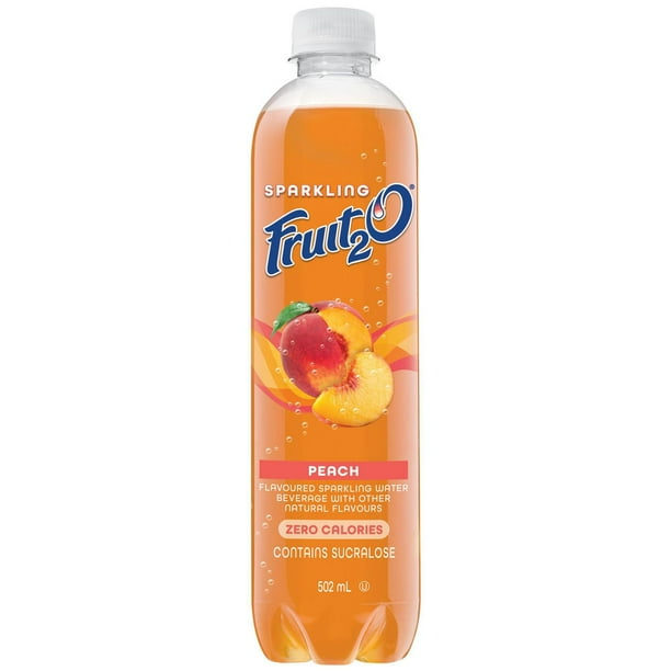 FRUIT2O SPARKLING PEACH, 502ML - Walmart.ca
