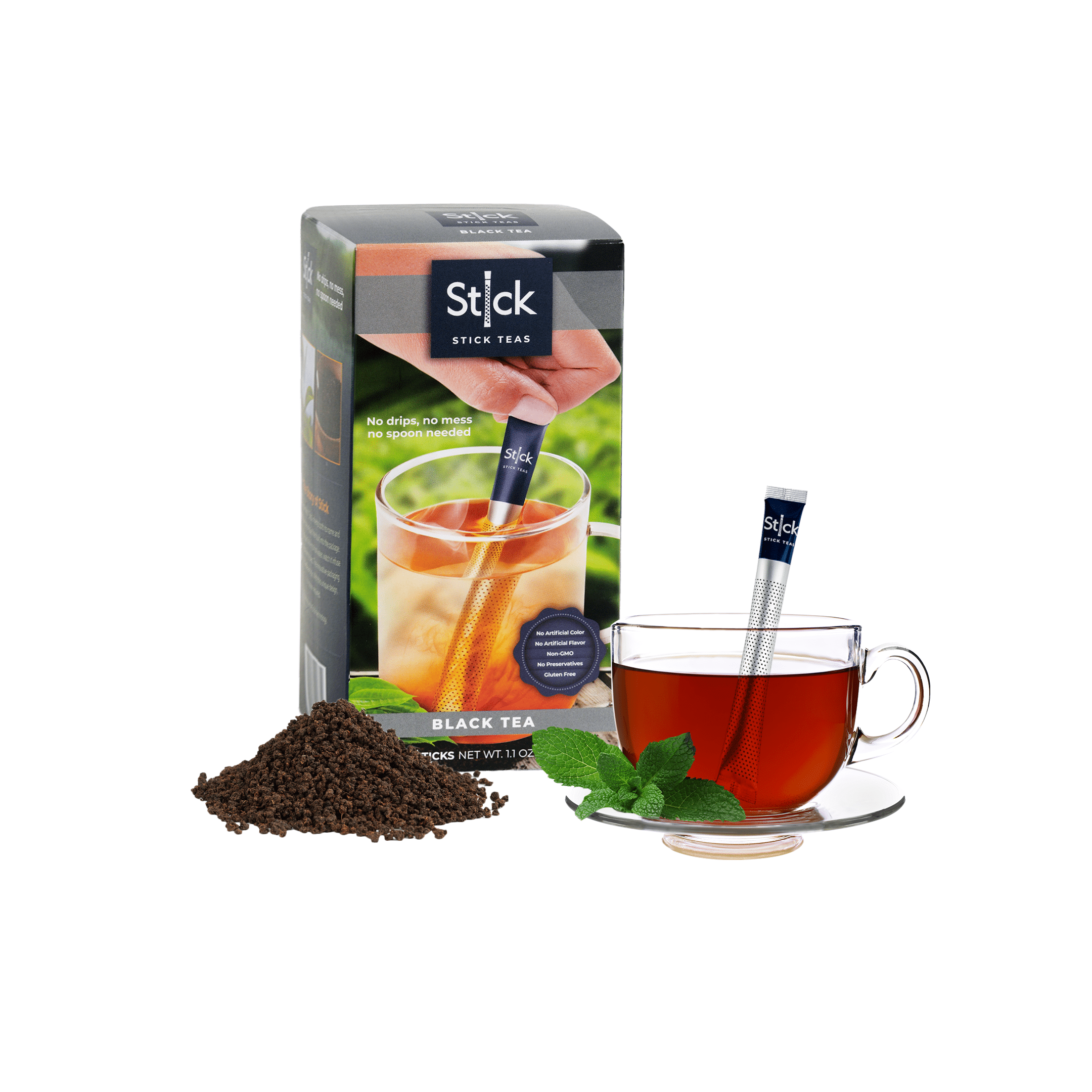 Stick Beverages - Black Tea - 16 Individual Tea Sticks - (1-pack ...