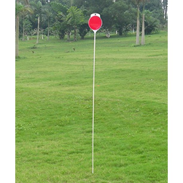 FiberMarker 1/4-Inchx48-Inch White Solid Driveway Markers with 4.5 ...