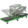 C-2036DG Black/Green 300 Lbs Mechanic Creeper - Walmart.com