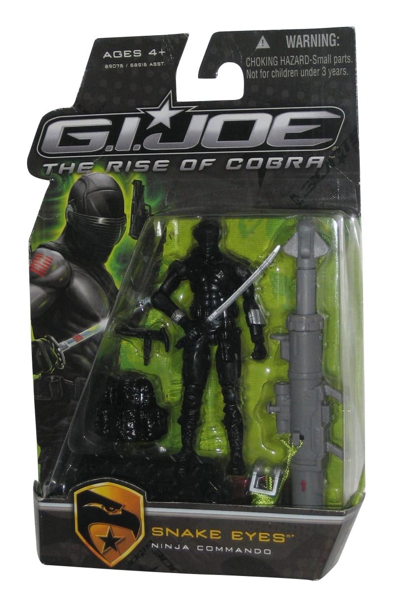 GI Joe Rise of Cobra Snake Eyes Ninja Commando (2009) Hasbro 3.75 Inch ...