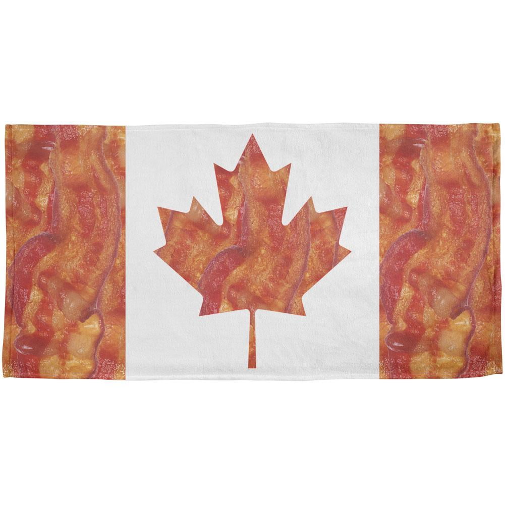 Canadian Bacon Flag All Over Beach Towel - Walmart.com