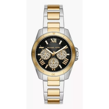 Michael Kors Women's Lexington Silver Stainless Steel Case, Band and ...