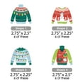 Big Dot of Happiness Colorful Christmas Sweaters - DIY Shaped Ugly ...