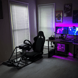 MoNiBloom Racing Simulator Cockpit Fit for Logitech, Thrustmaster, PS5 ...