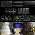 BUZIFU Fondant Impression Mat 8 Piece Embossed Icing Moulds Kits,8 ...