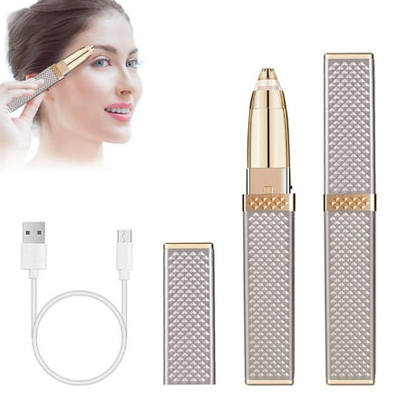 Eyebrow Trimmer & Facial Trimmer for Women, Rechargeable Flawless Brows ...