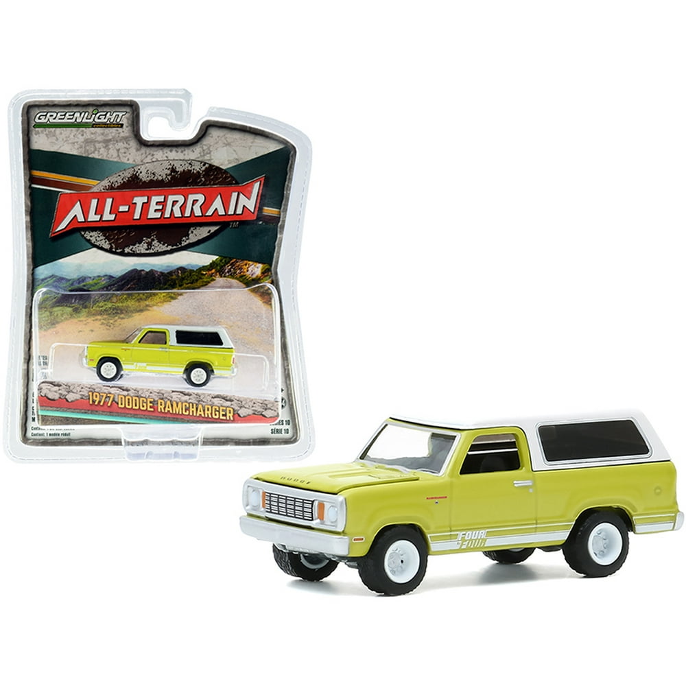 1977 Dodge Ramcharger, Bright Green - Greenlight 35170B/48 - 1/64 scale ...