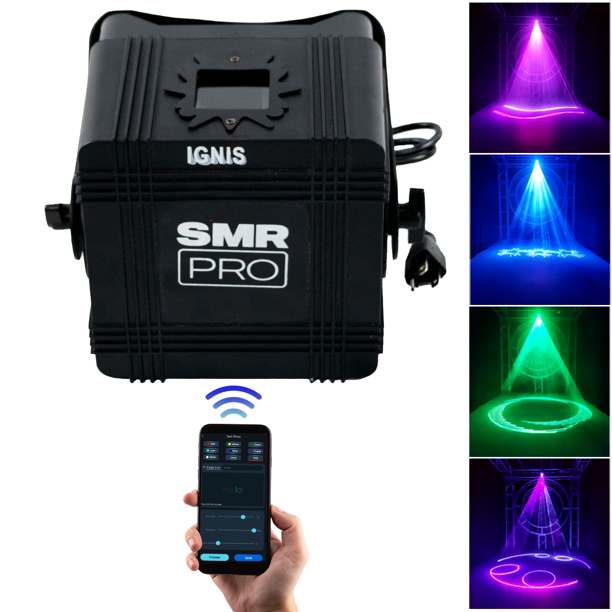 Laser 2w Bluetooth App Rgb Full Color Smr Pro Ignis Dmx. | Bodega Aurrera en línea