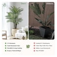 Artificial Golden Cane 6ft Tall – Large Triple Fake Tropical Tree with ...