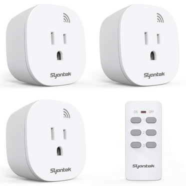 Link2Home Wireless Remote Control Outlet, Compact Plug, 100ft Range ...
