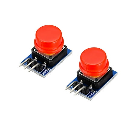 Tactile Switch Break Out Board Button Key Module 3P 3.3-5V Red for ...