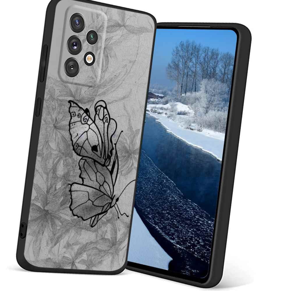 Compatible with Samsung Galaxy A32 5G Phone Case, Butterfly-Line-Art-73 ...