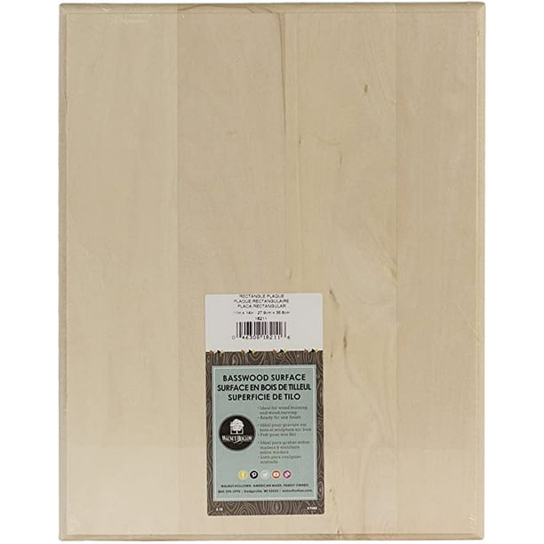 Walnut Hollow Rectangle Basswood Plaque 11 x 14 - Walmart.com