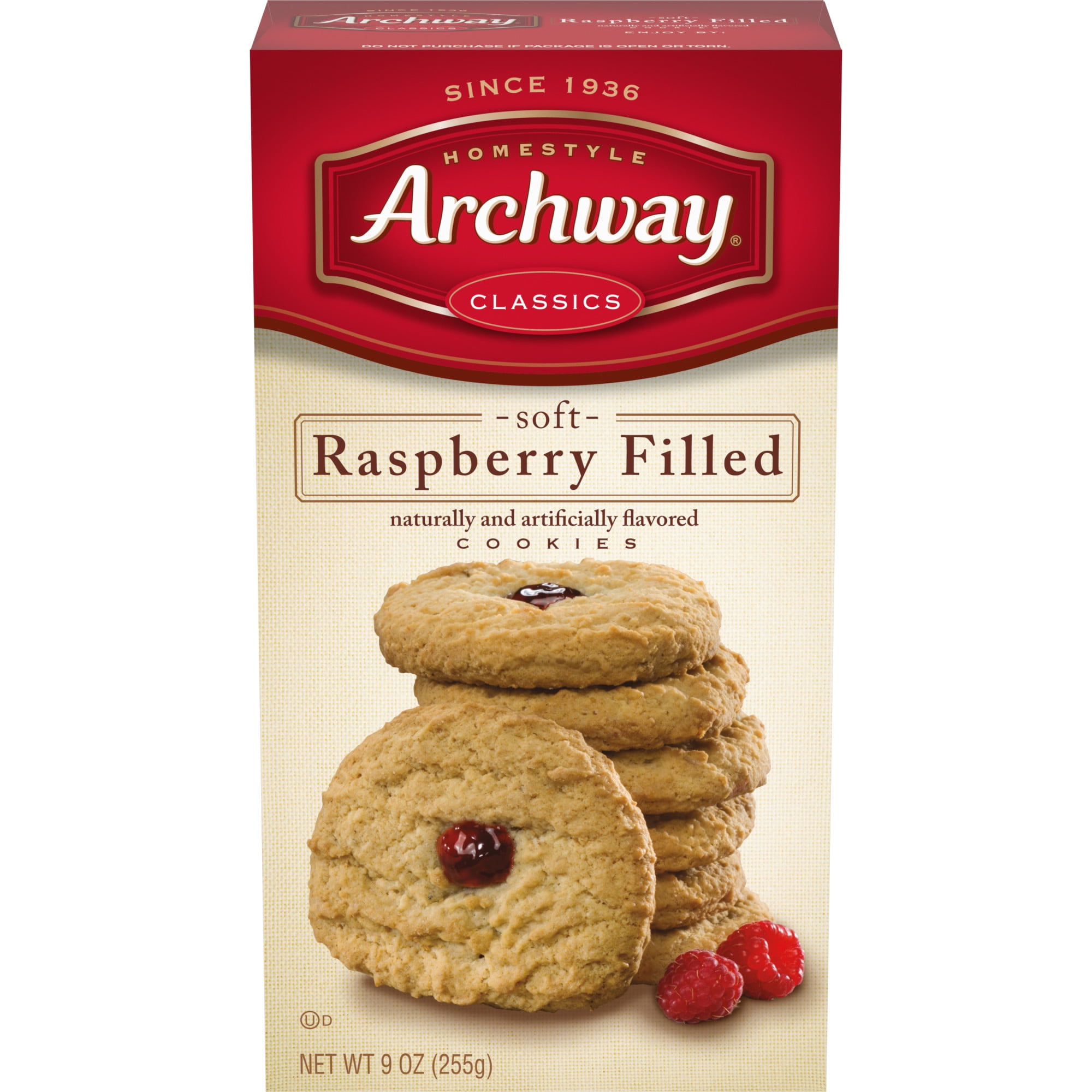 Archway Cookies, Raspberry Filled, 9 oz - Walmart.com