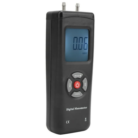 Air Pressure Tester, 11 Air Pressure Units Digital Manometer, Portable ...