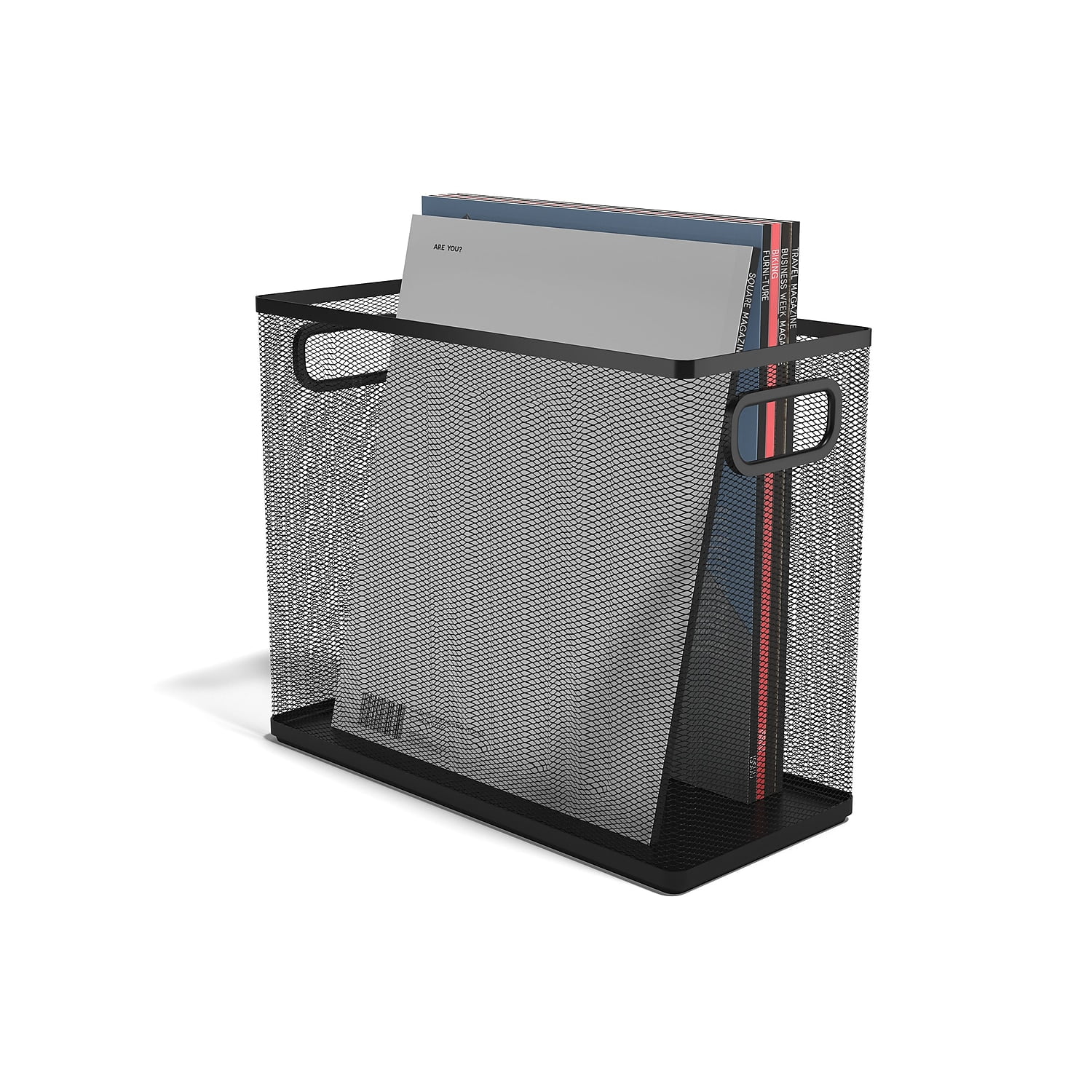 TRU RED Wire Mesh File Organizer Matte Black (TR57550) TR57550-CC ...