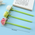 3 PCS Cute Rose Flower Gel Pen Refillable Pen Halloween/Christmas ...