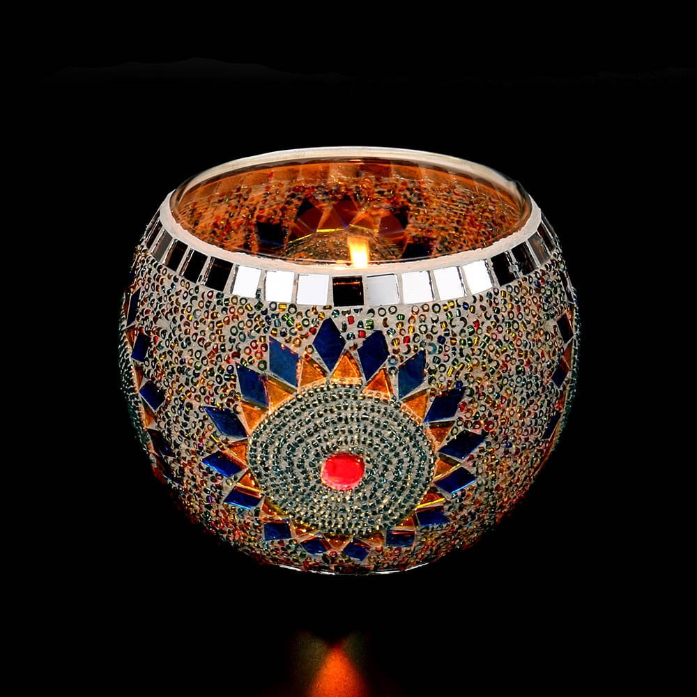 Click here for Unbranded Wedding Gifts Handmade Mosaic Glass Cand... prices