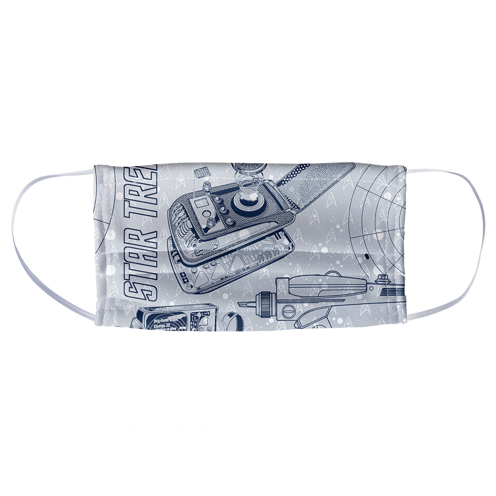 Star Trek Gadgets 1-Ply Reusable Face Mask Covering, Unisex - Walmart.com