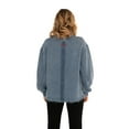 Hard Tail Women's Crew Neck Acid Wash French Terry Pullover - Walmart.com