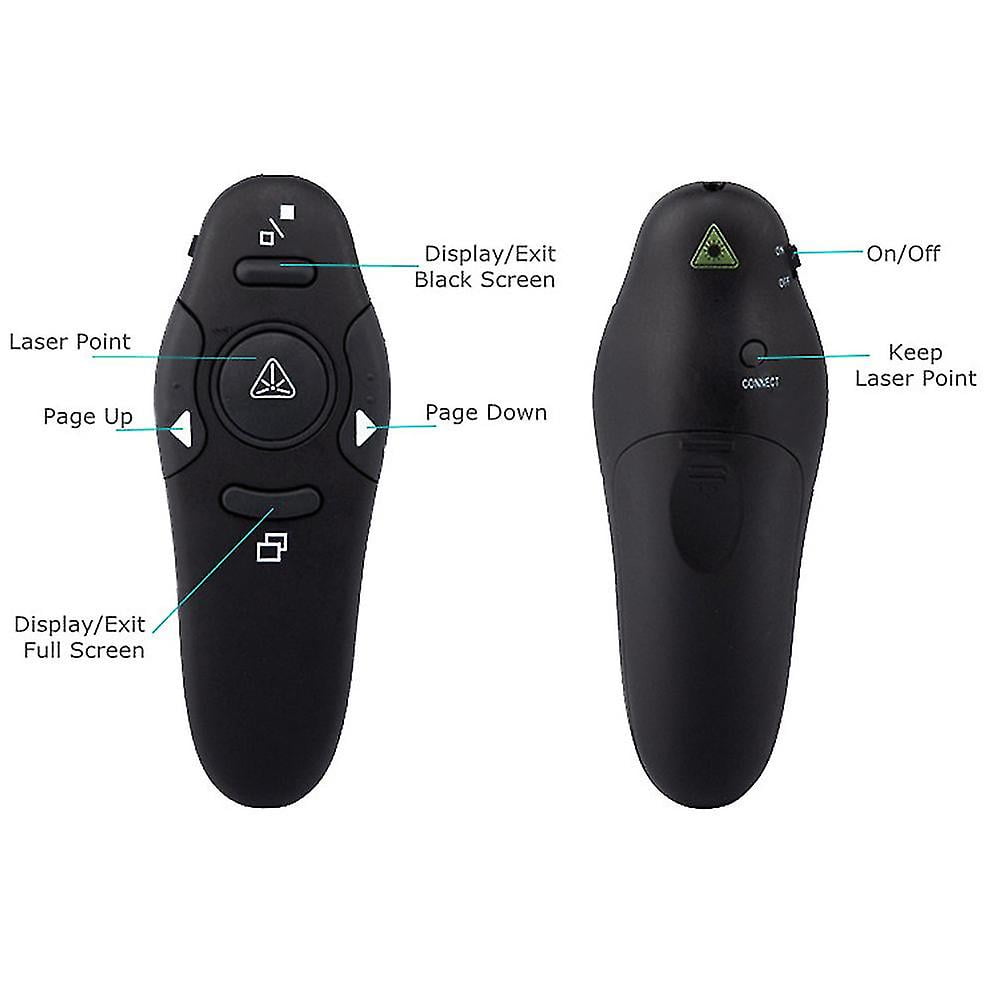 Usb presentador inalámbrico láser rojo Powerpoint Control remoto para ...