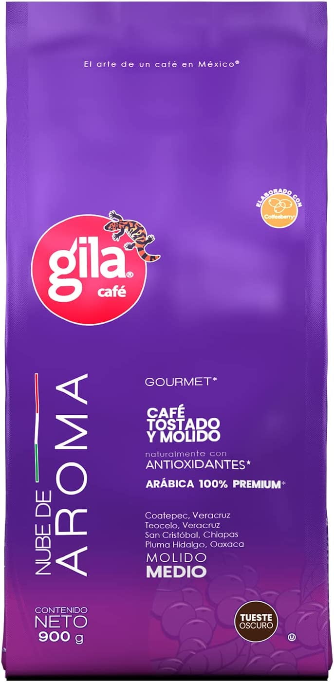 GILA CAFE NUBE DE AROMA MEDIUM TOAST 100% ARABICA GROUND MEXICAN COFFEE ...