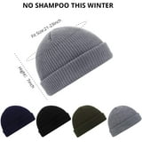 Zukuco Trawler Beanie Watch Hat Roll-up Edge Fisherman Beanie for Men ...