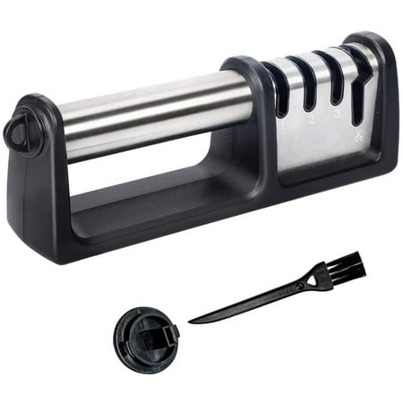 4-in-1 3-Stage Professional Chef Kitchen Knife Sharpener and Scissor ...