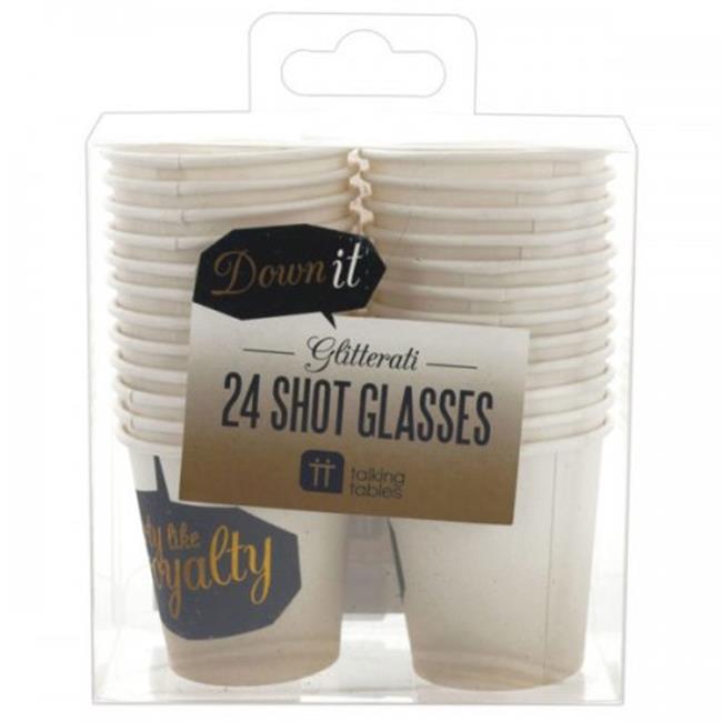 Bulk Buys KL20533 Party Like Royalty Paper Shot Glasses Set | Walmart ...
