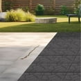GroundSmart 16" x 16" Gray Rubber Pavers for Patio, Pathway, Walkway ...
