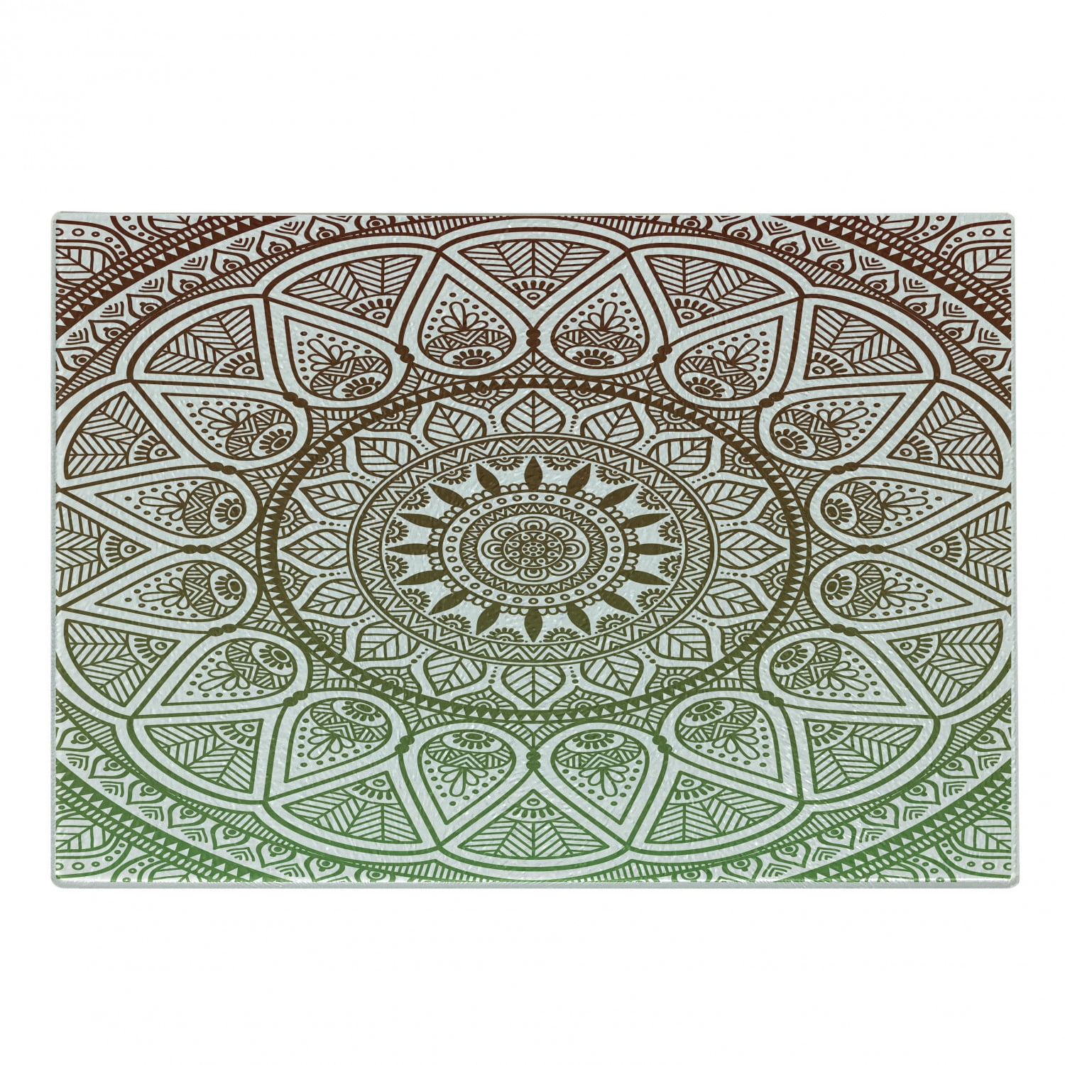 Medallion Cutting Board, Abstract Geometric Printed Pattern Design with ...