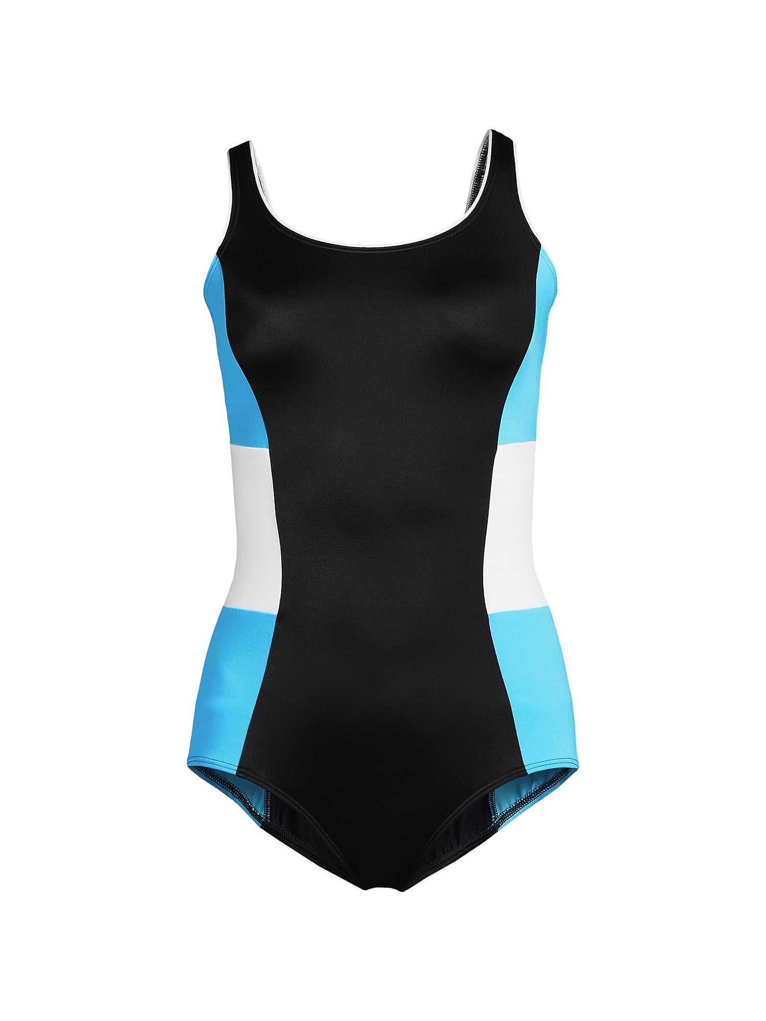 Lands' End Women's Petite Chlorine Resistant Scoop Neck Soft Cup ...