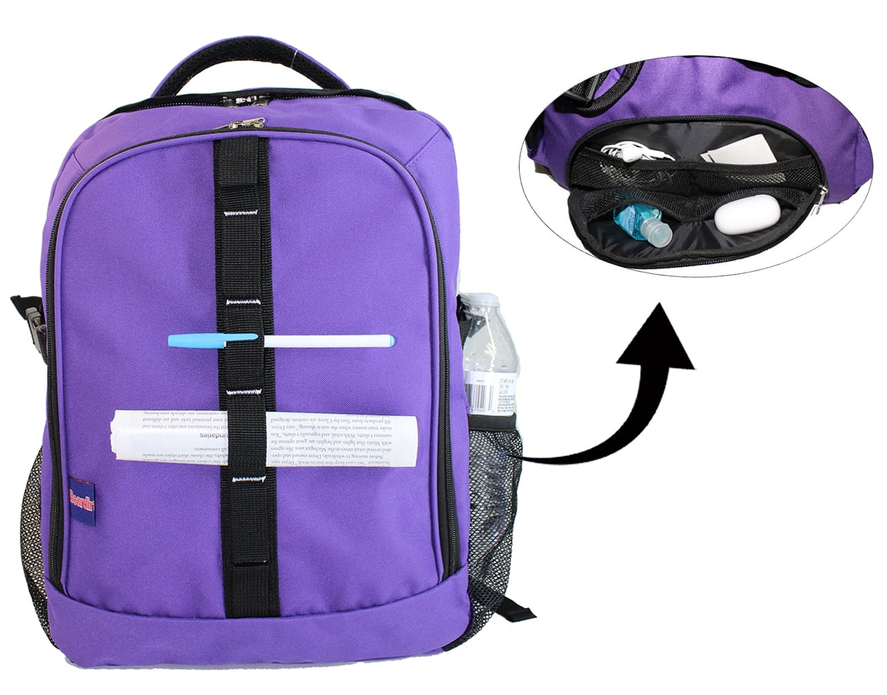 BoardingBlue Personal Item Under Seat Travel Backpack For Frontier BoardingBlue Personal Item Under Seat Travel Backpack For Frontier