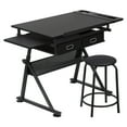 ZENSTYLE Adjustable Drafting Drawing Table Craft Tiltable Tabletop with ...