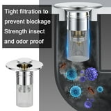 ievspot Universal 2 in 1 Bathroom Sink Stopper,Pop Up Bathroom Sink ...