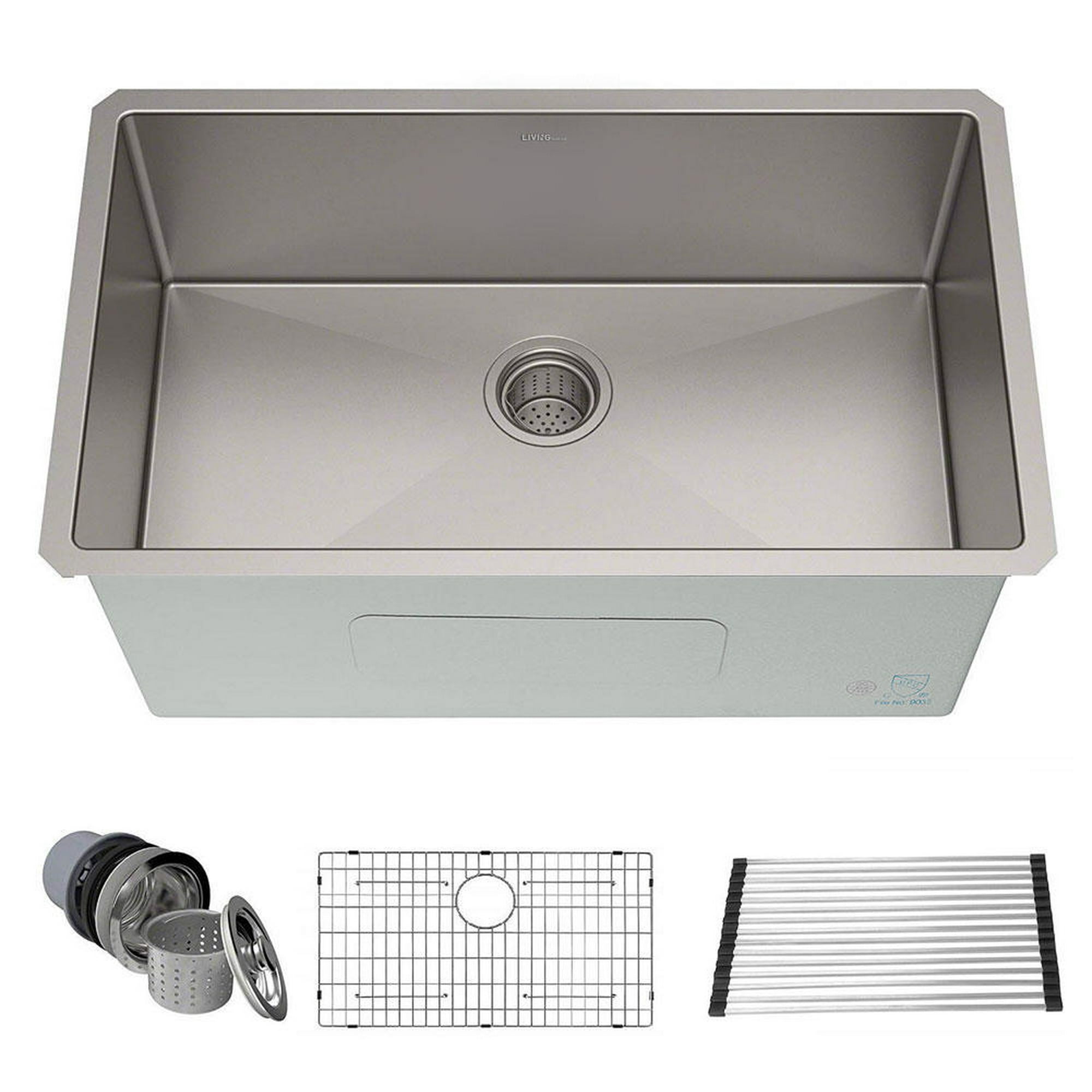 Click here for Livingbasics 30 Inch Single Bowl Undermount Stainl... prices