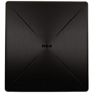RCA Home HDTV Indoor Omni-Directional Flat Digital TV Antenna, 40-Mile ...