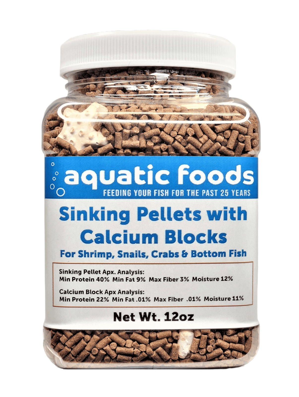 Calcium Blocks included in these Shrimp Pellets 40% Protein Sinking ...
