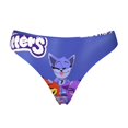 Gokiu Smiling Critters Seamless Thongs For Women Underwear Sexy No Show Panties Bikini Undies