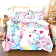 Stitch Duvet Cover Set Comforter Bedding 3d Children'S Bedding Set 3 ...