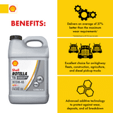 Shell Rotella T5 Synthetic Blend 15W-40 Diesel Engine Oil, 2.5 Gallon ...