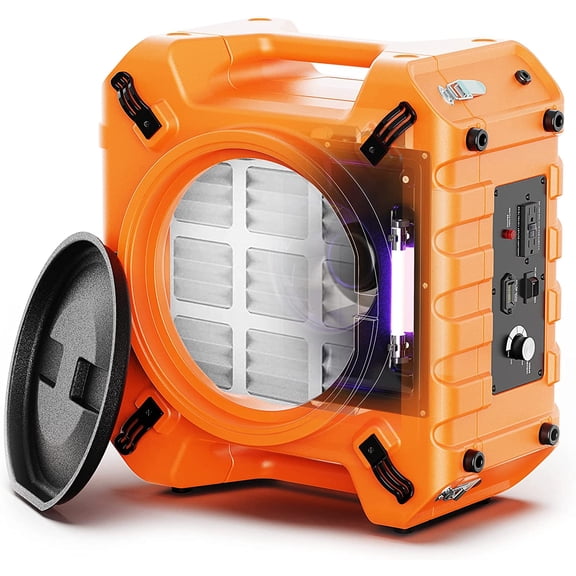 ALORAIR PureAiro HEPA Pro 870 Air Scrubber | UV-C Light Sterilization ...