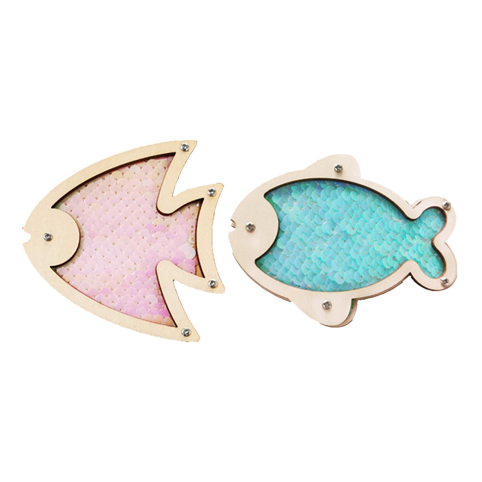 2x Activity Busy Board Tropical Fish Toy Pick Toy Montessori Toy ...